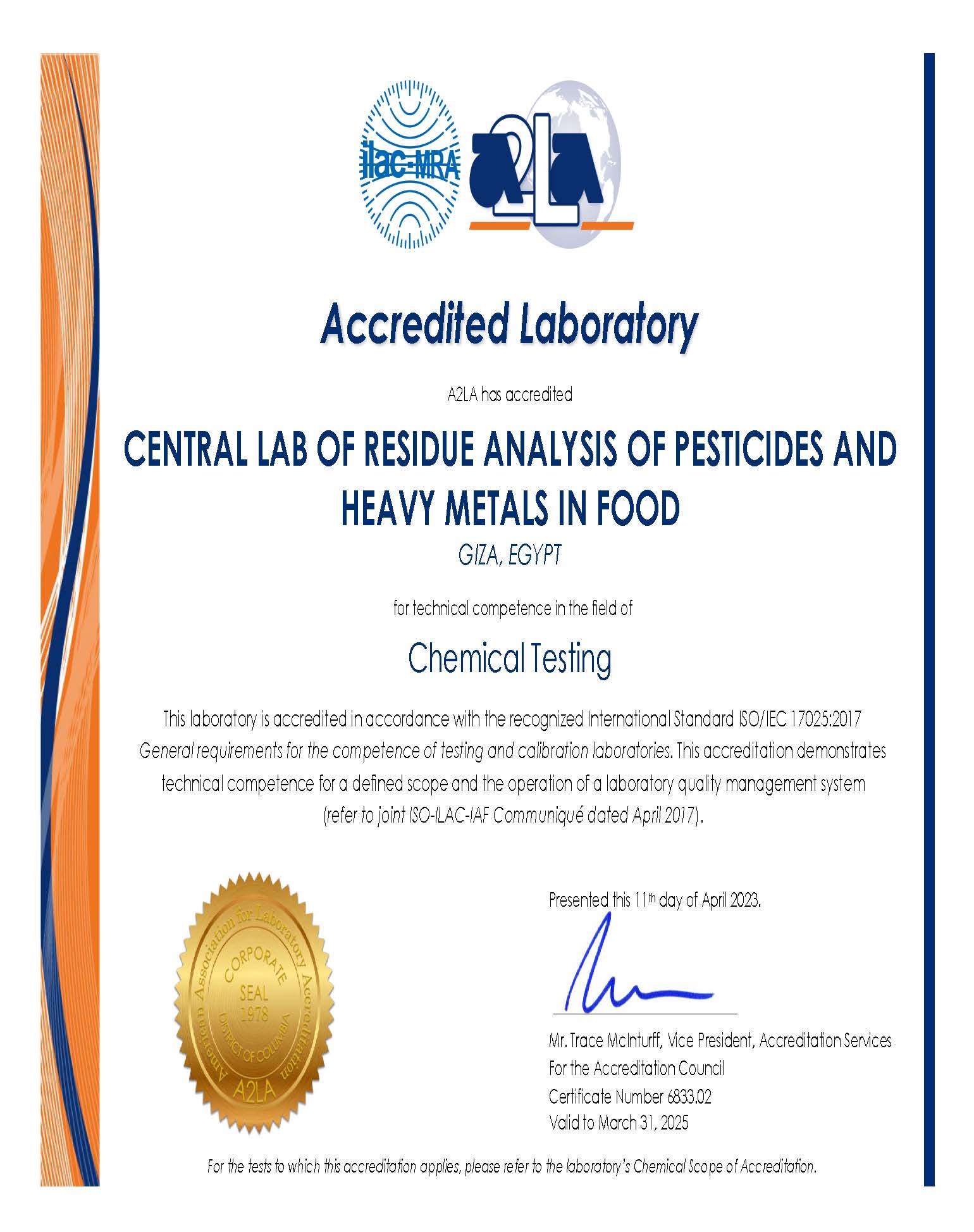 QCAP | The Central Laboratory for analysis of pesticide residues and ...